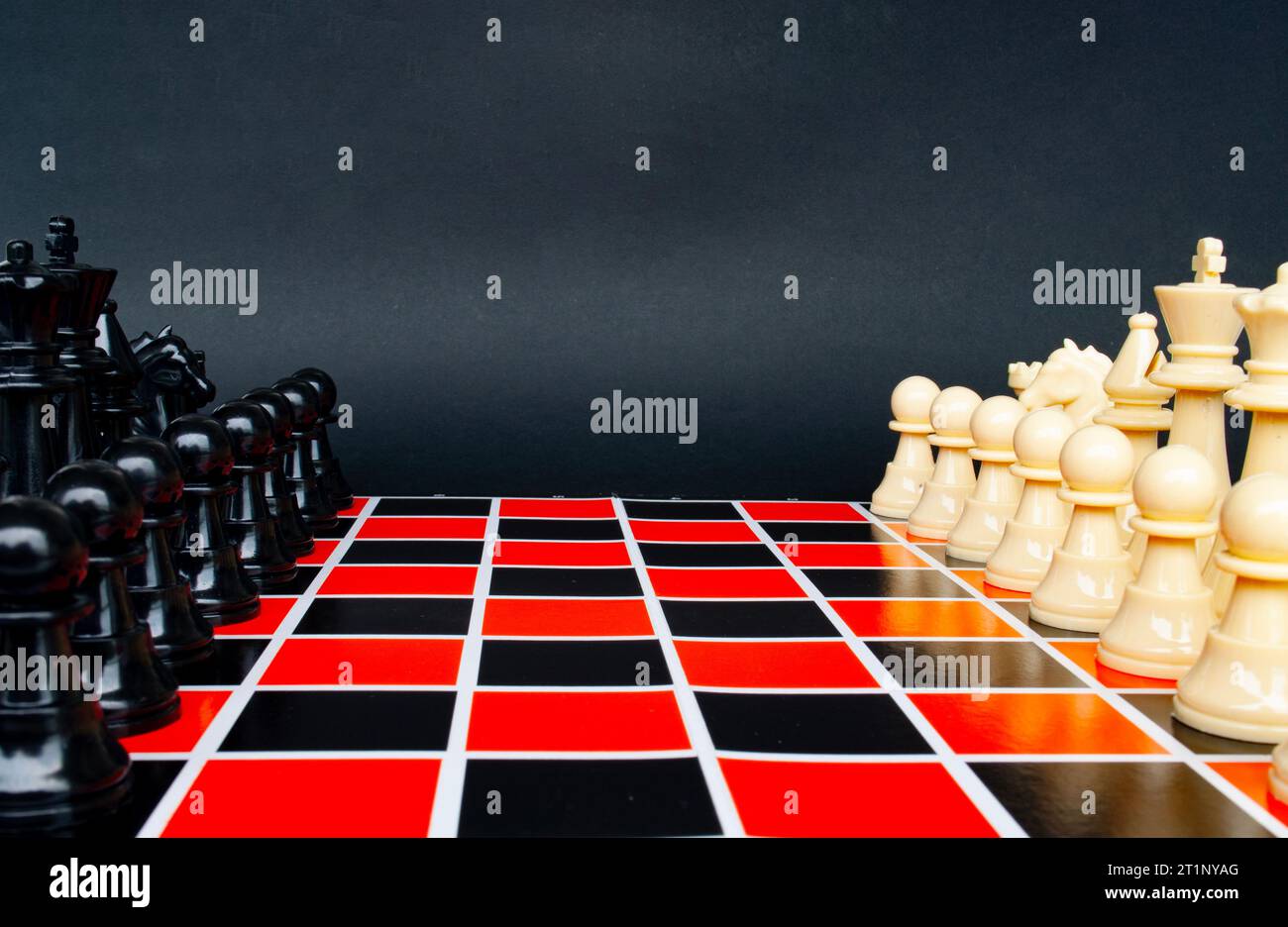 Chess game representing strategy and tactic concept Stock Photo - Alamy