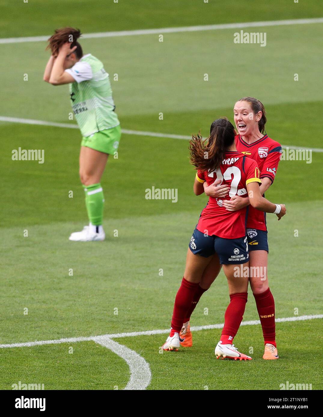 Adelaide, Australia. 15th Oct, 2023. Emilia Murray of Adelaide United ...
