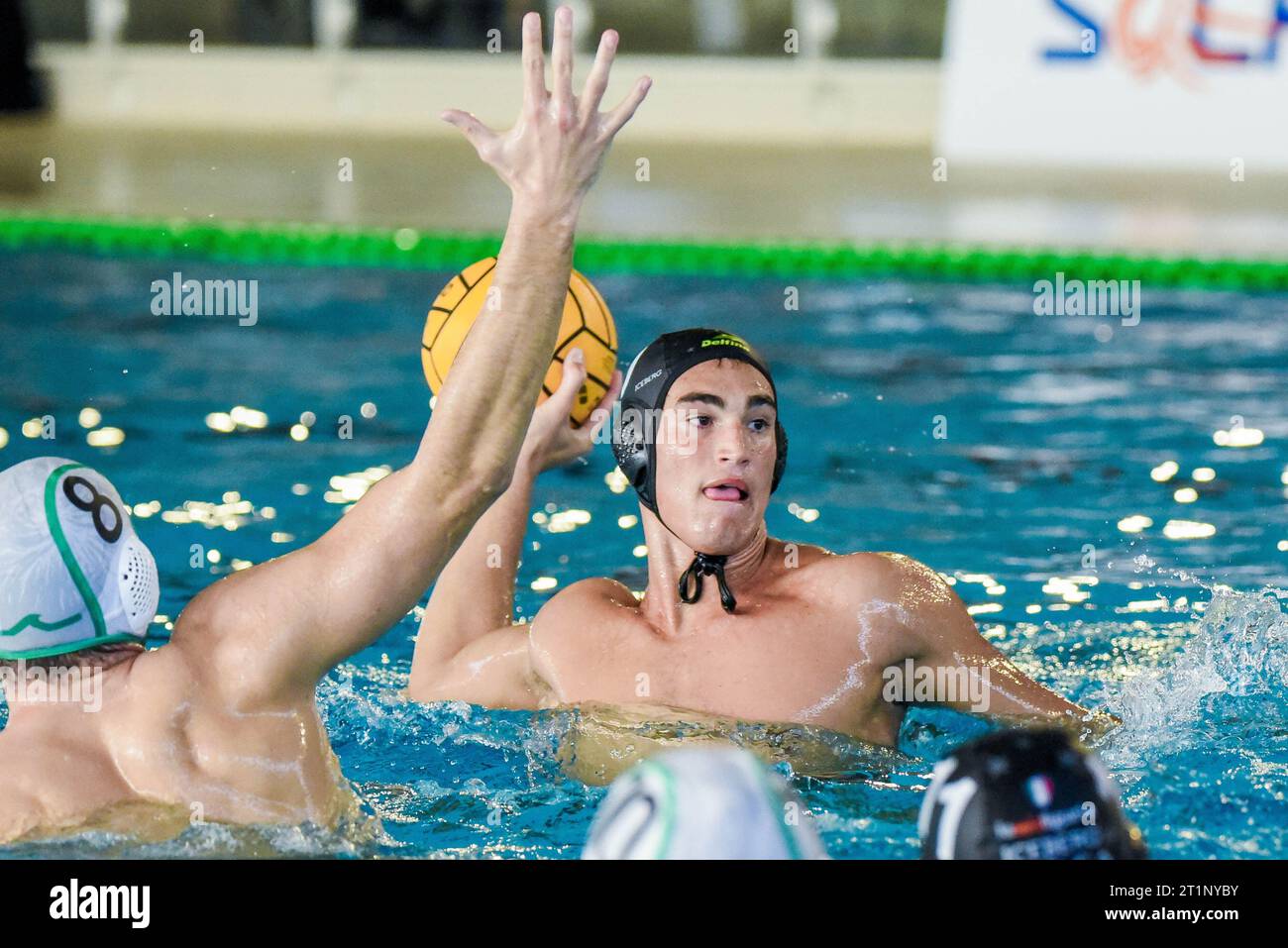 Rome, Italy. 14th Oct, 2023. (Pro Recco) during Astra Nuoto Roma vs Pro ...