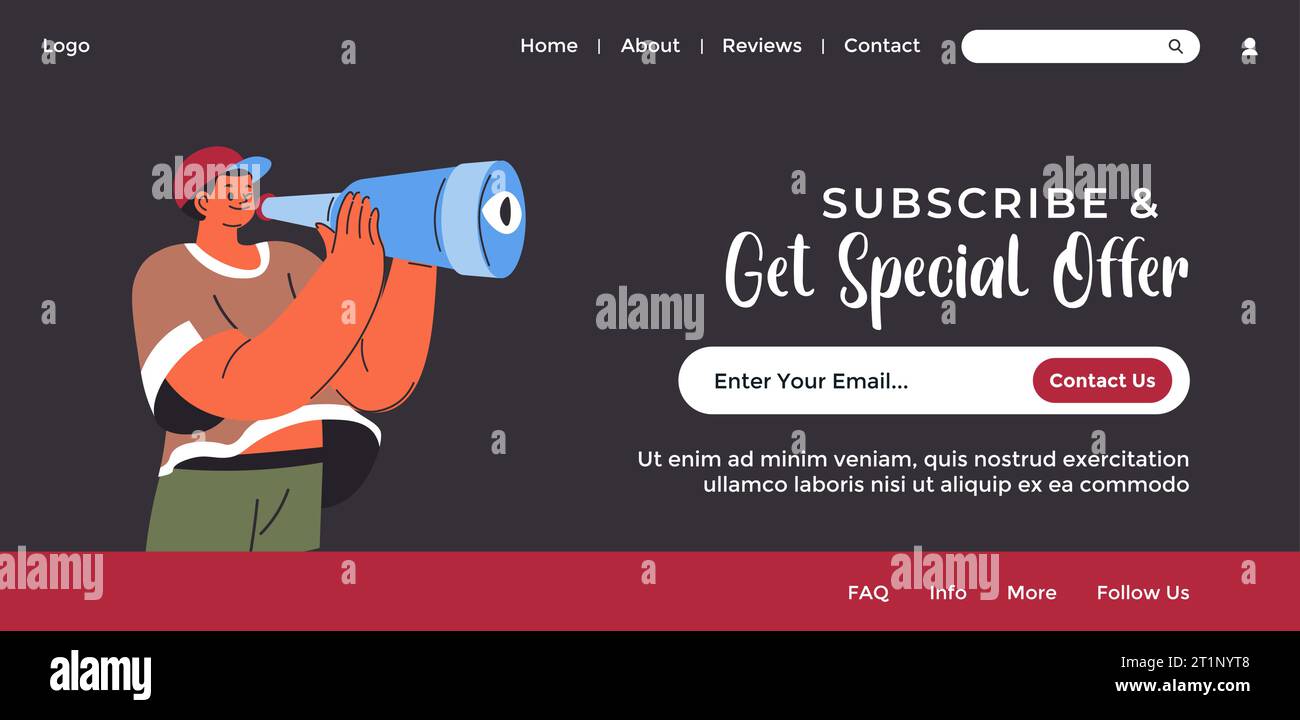 Subscribe button banner hi-res stock photography and images - Alamy