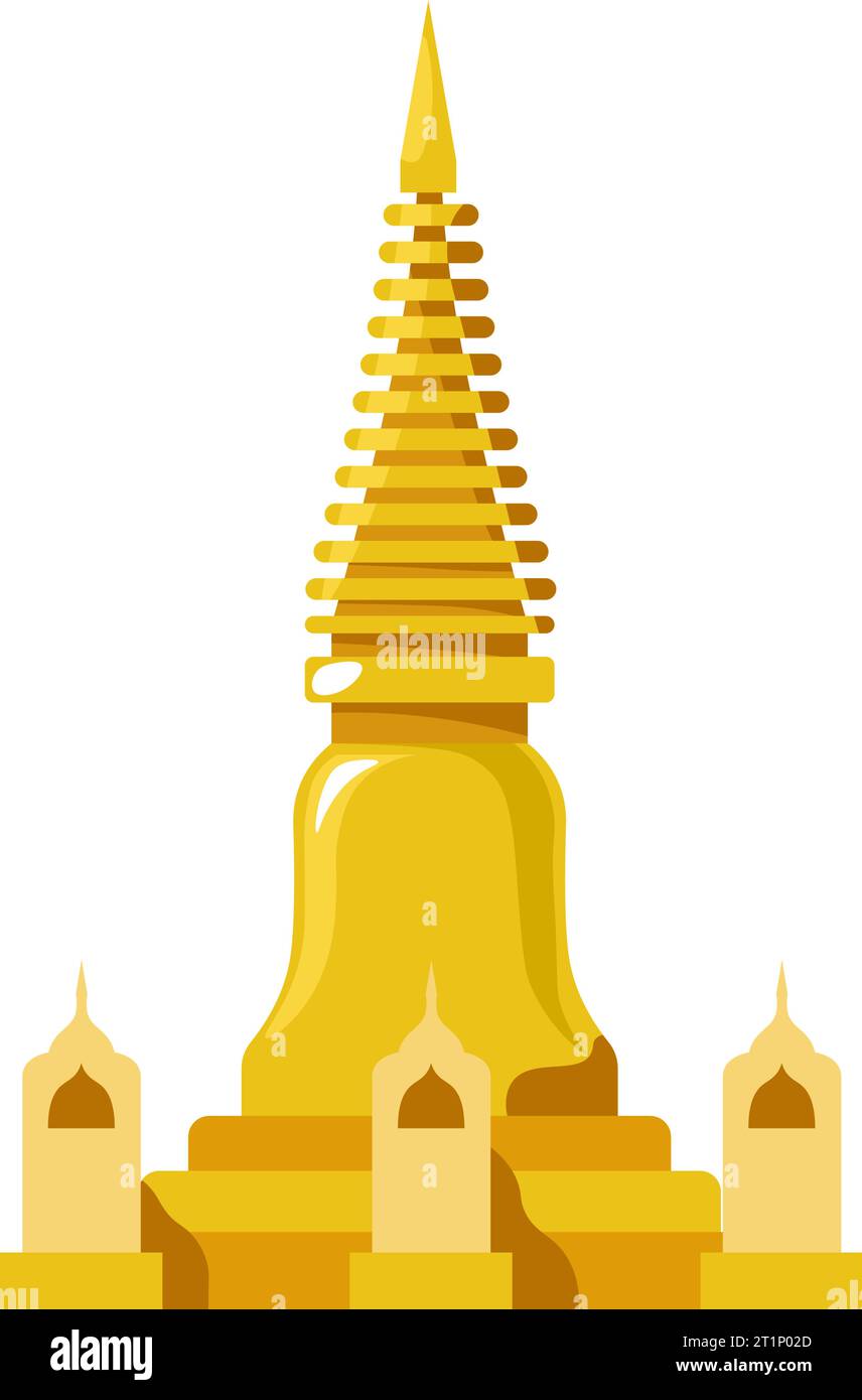 Golden temple architecture in Stock Vector Images - Alamy