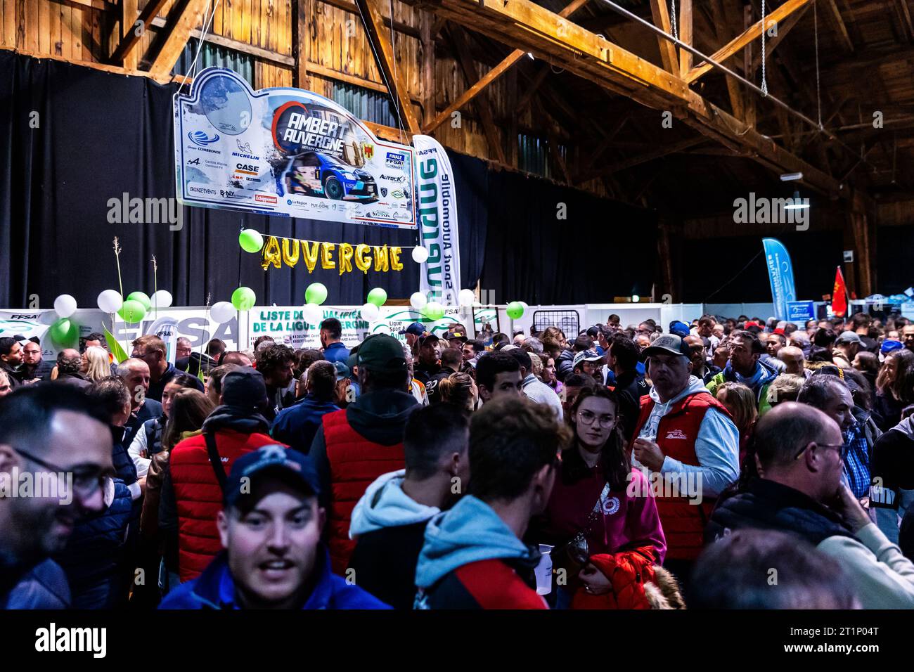Ambert, France. 14th Oct, 2023. ambiance during the Finale de la Coupe ...