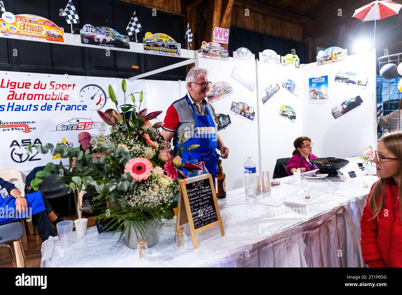 Ambert, France. 14th Oct, 2023. ambiance during the Finale de la Coupe ...