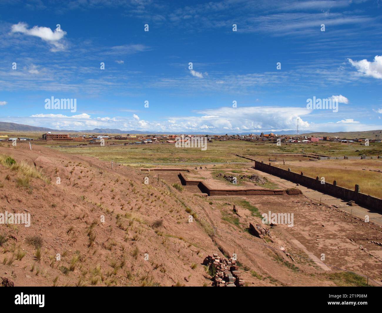 Ancient Tiwanaku ruins in Bolivia, South America Stock Photo - Alamy