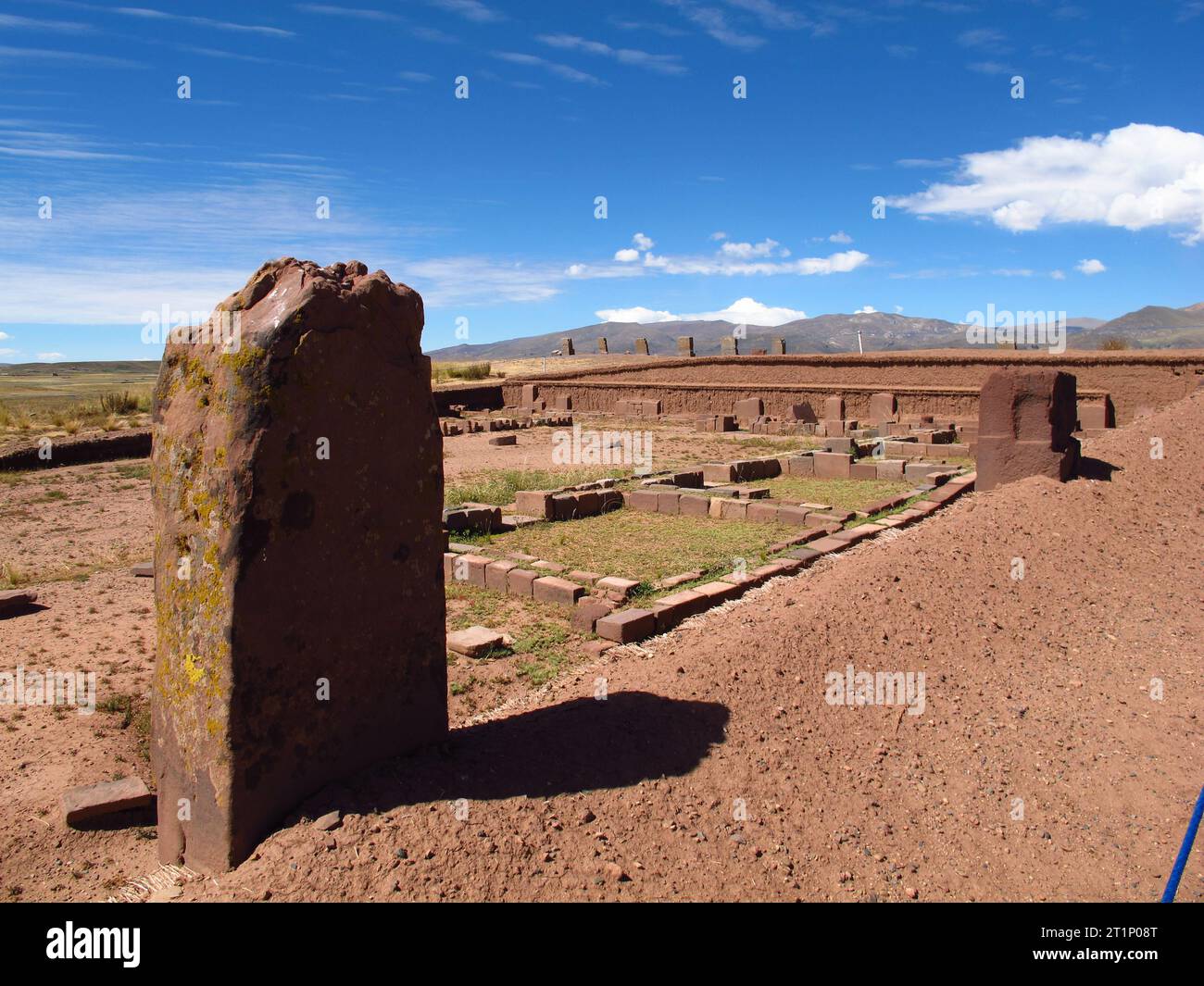 Ancient Tiwanaku ruins in Bolivia, South America Stock Photo - Alamy