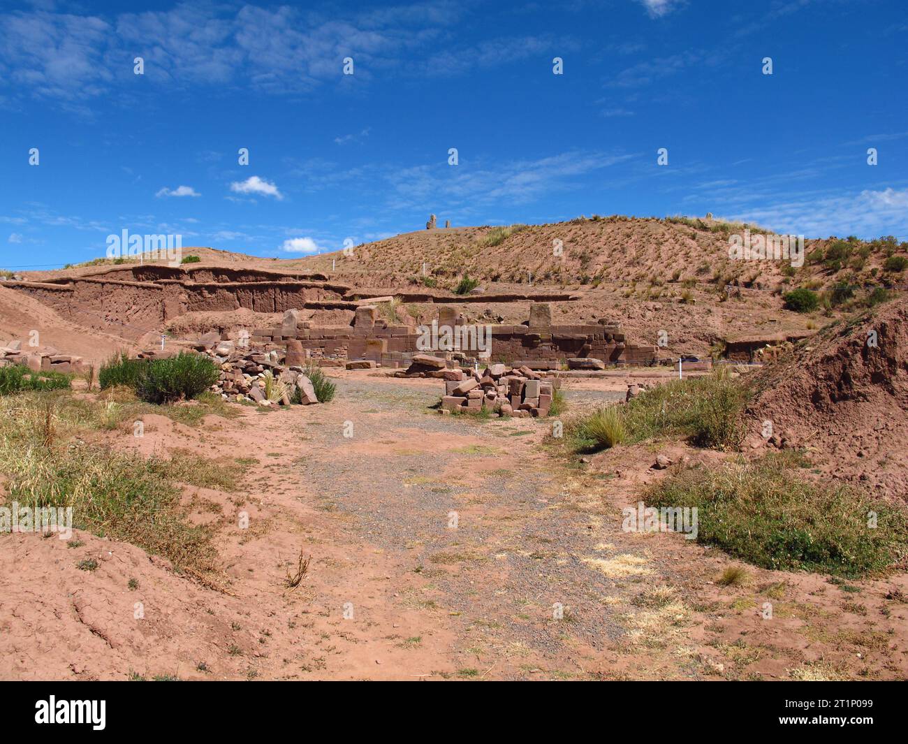 Ancient Tiwanaku ruins in Bolivia, South America Stock Photo - Alamy