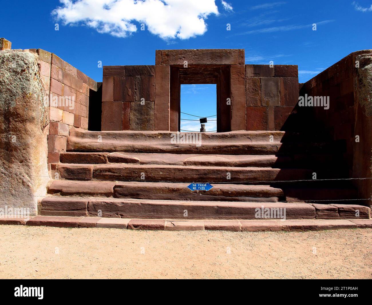 Ancient Tiwanaku ruins in Bolivia, South America Stock Photo - Alamy