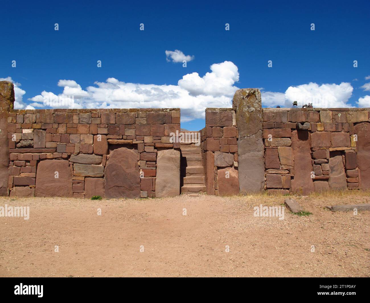 Ancient Tiwanaku ruins in Bolivia, South America Stock Photo - Alamy