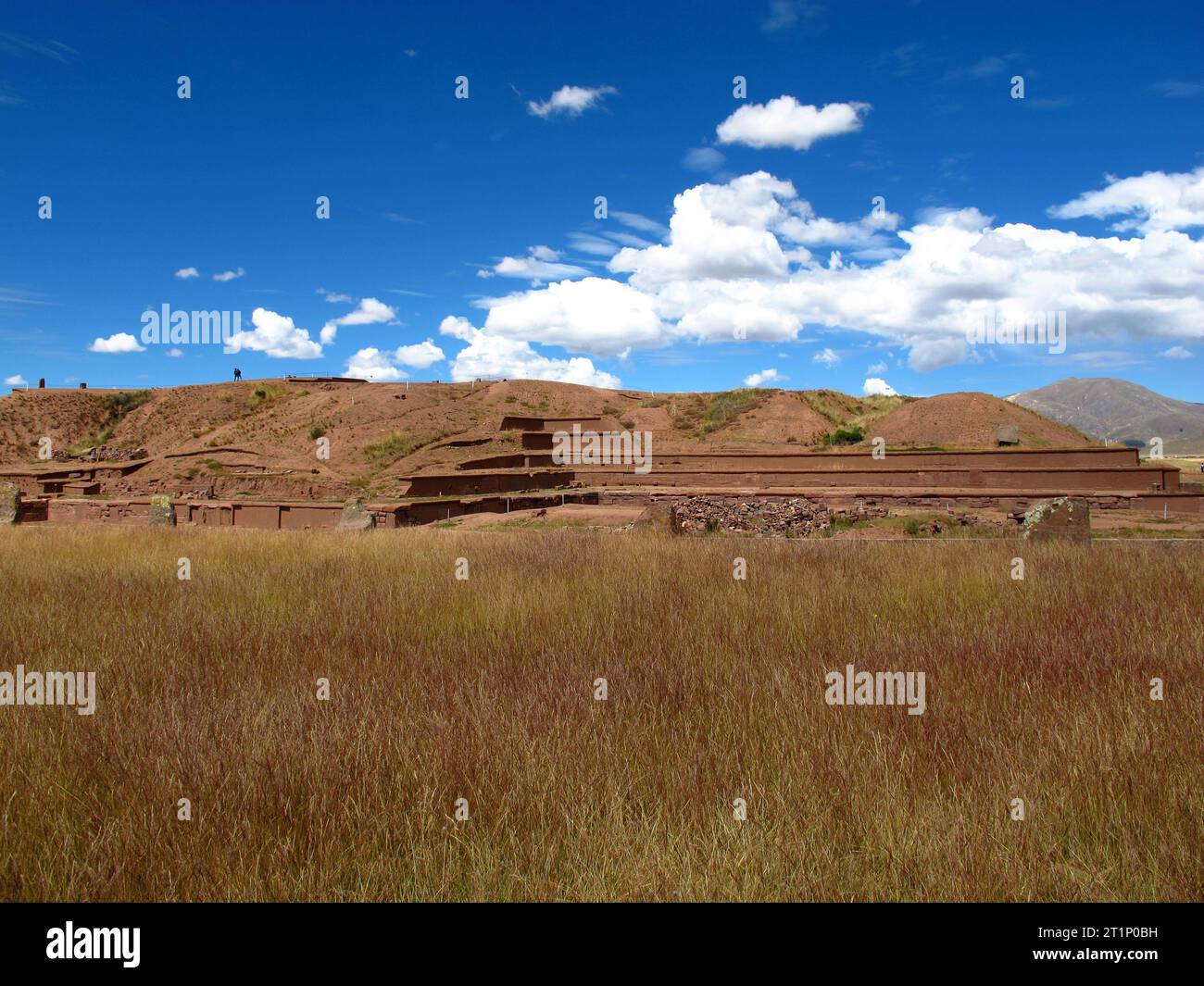 Ancient Tiwanaku ruins in Bolivia, South America Stock Photo - Alamy