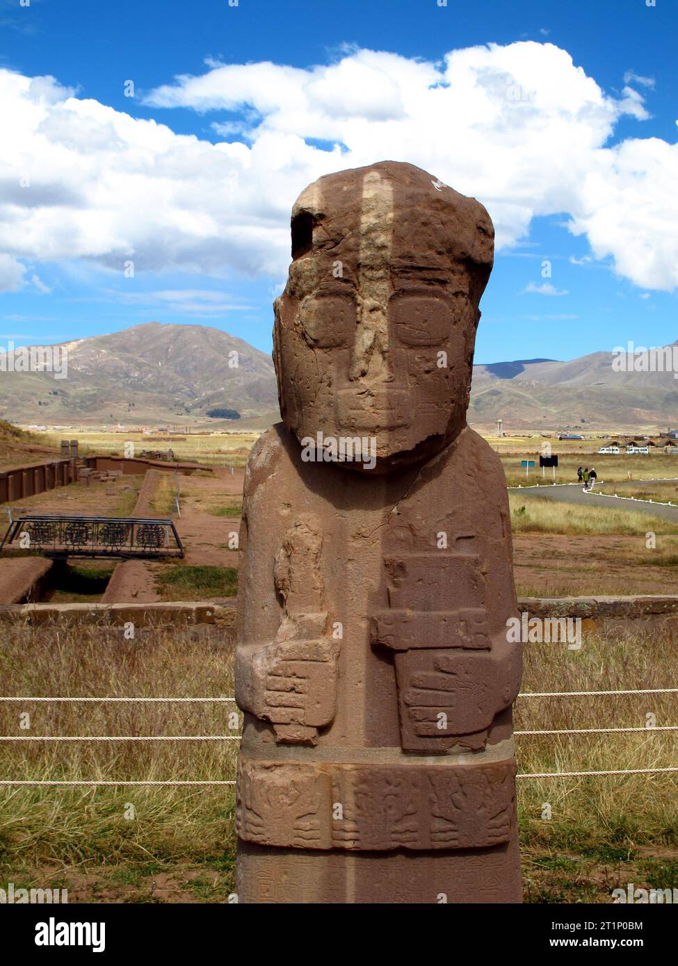 Ancient Tiwanaku ruins in Bolivia, South America Stock Photo - Alamy