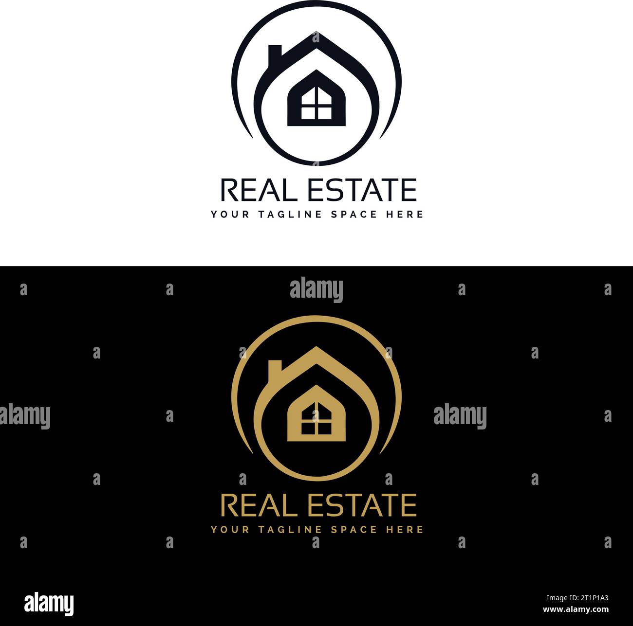 Real estate logo design. Luxury real estate gold color logo template ...