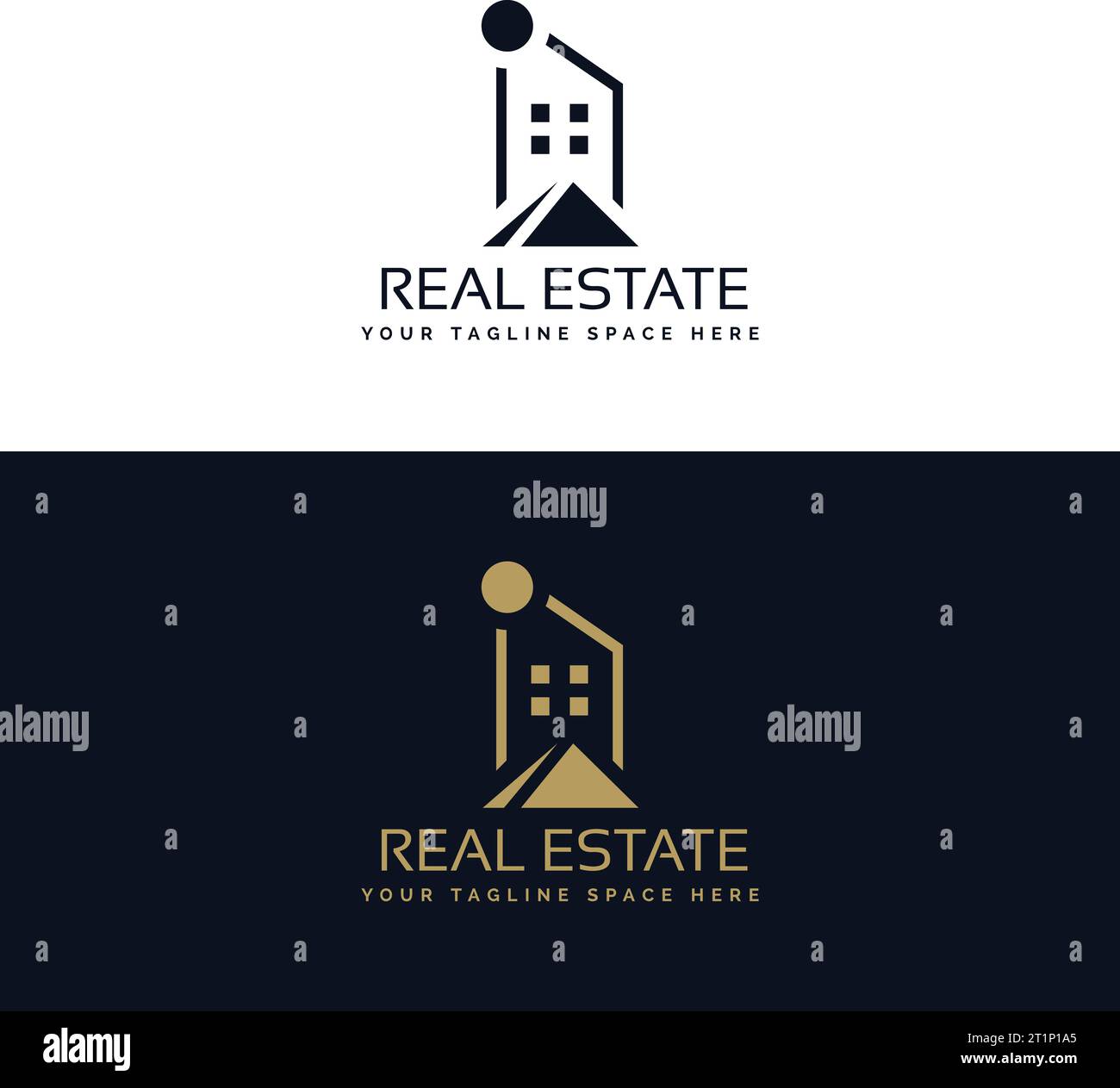 Real estate logo design. Luxury real estate gold color logo template ...