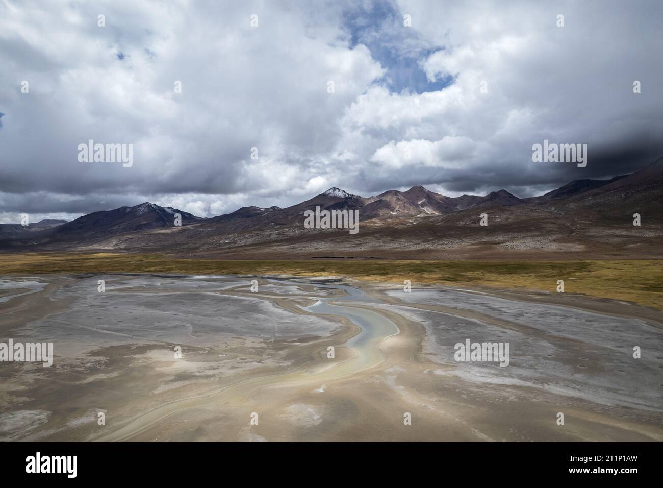 Aerial view of salt flats in Arequipa, Peru Stock Photo - Alamy