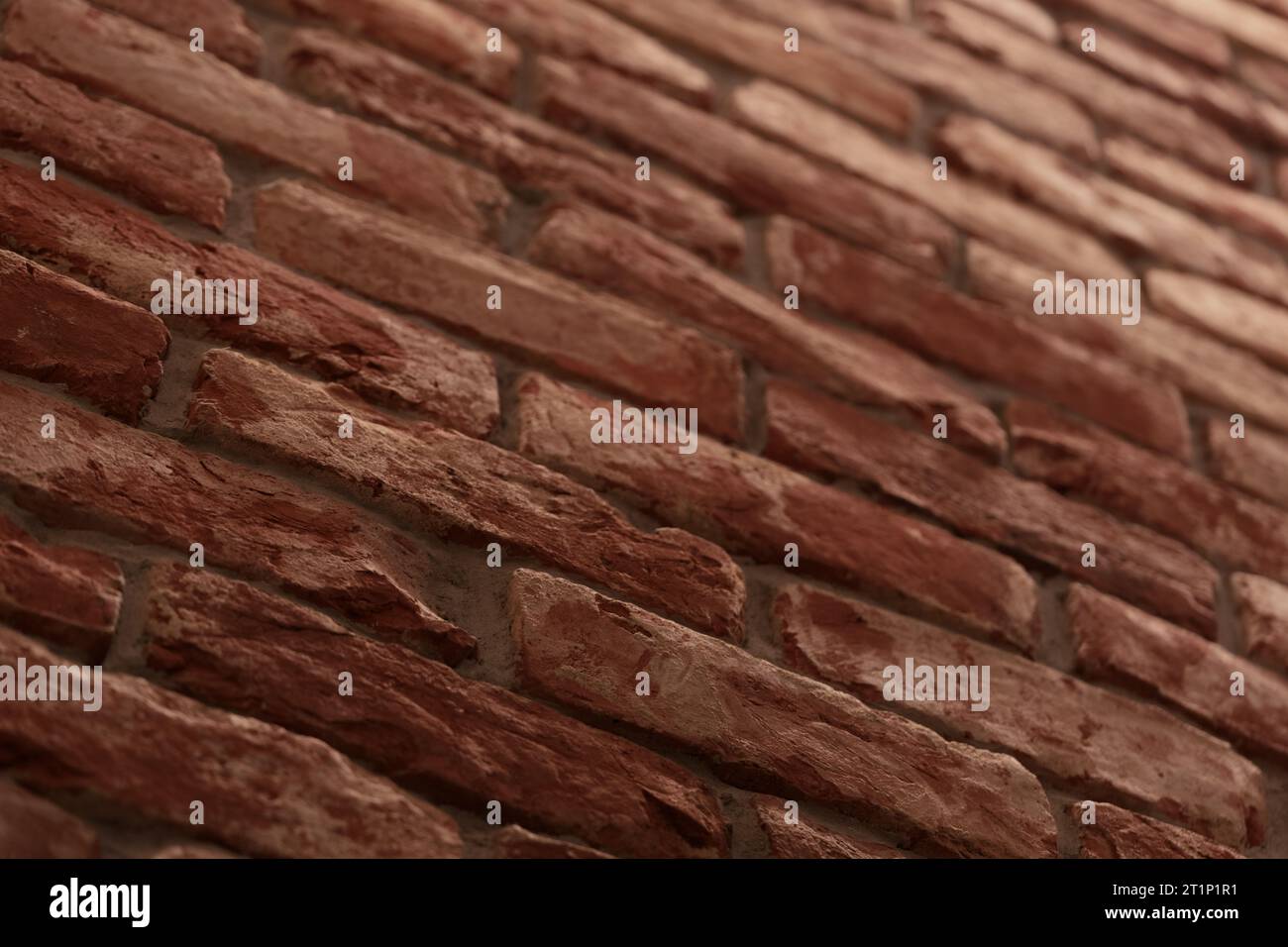 Detail shot of brick wall made from old bricks as a interior design ...