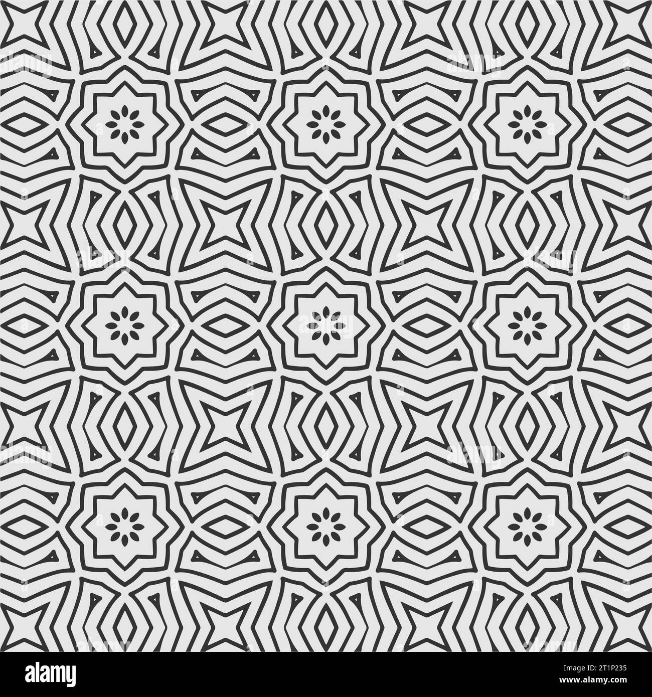 vector geometric pattern coloring page design Stock Vector Image & Art ...