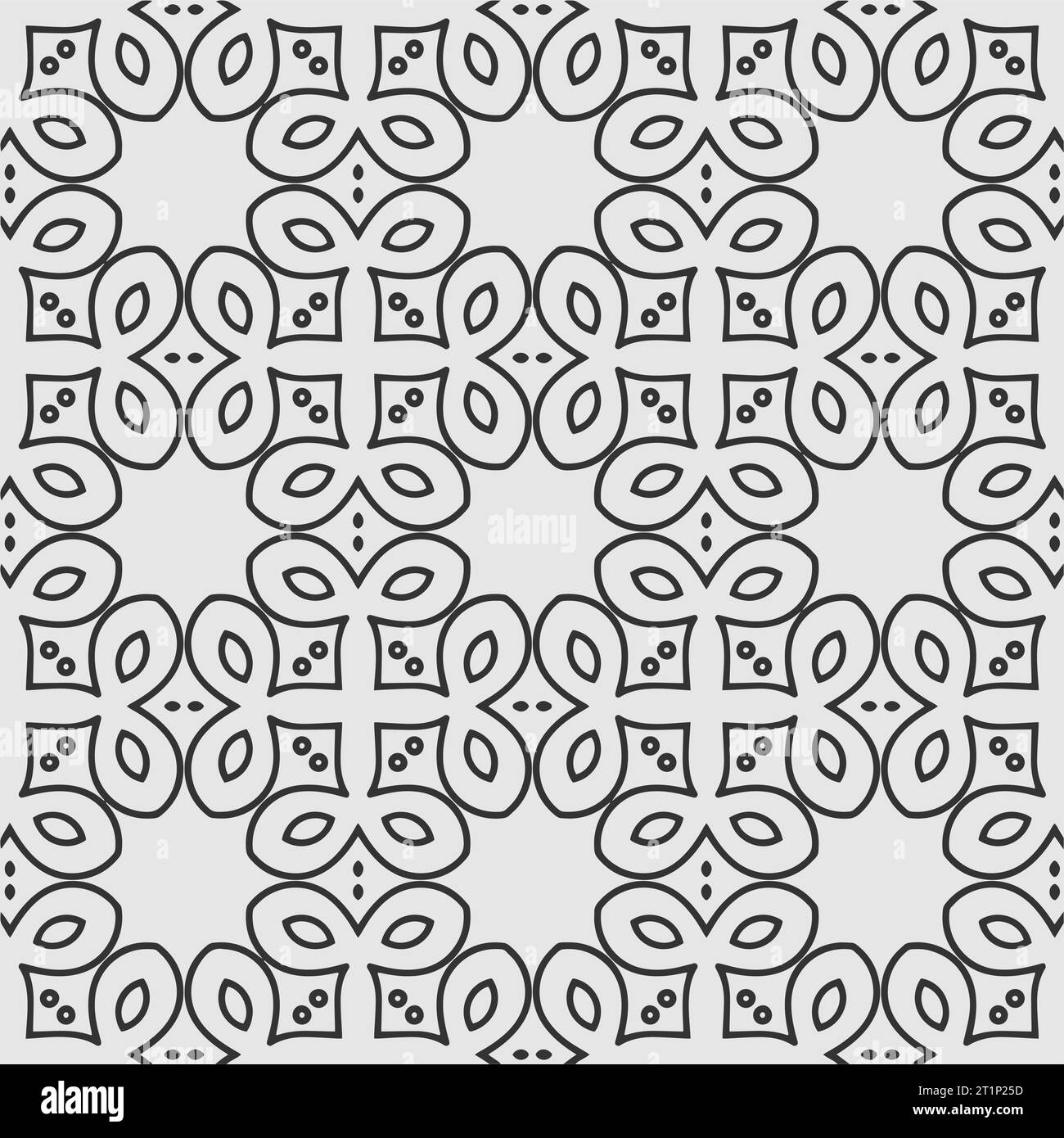 vector geometric pattern coloring page design Stock Vector Image & Art ...