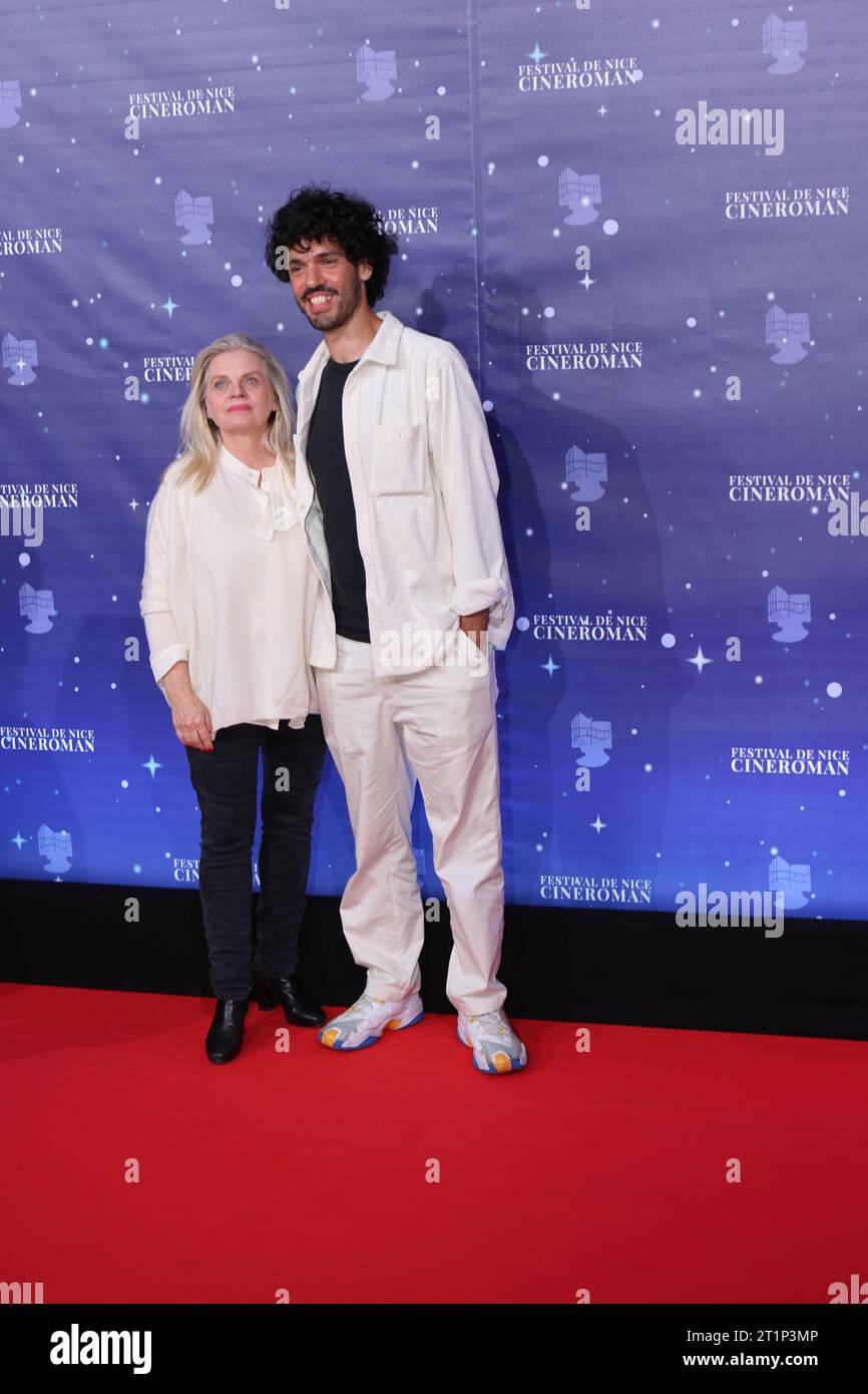 Nice, France. 03rd Oct, 2023. Isabelle Nanty and Rudy Milstein attend ...