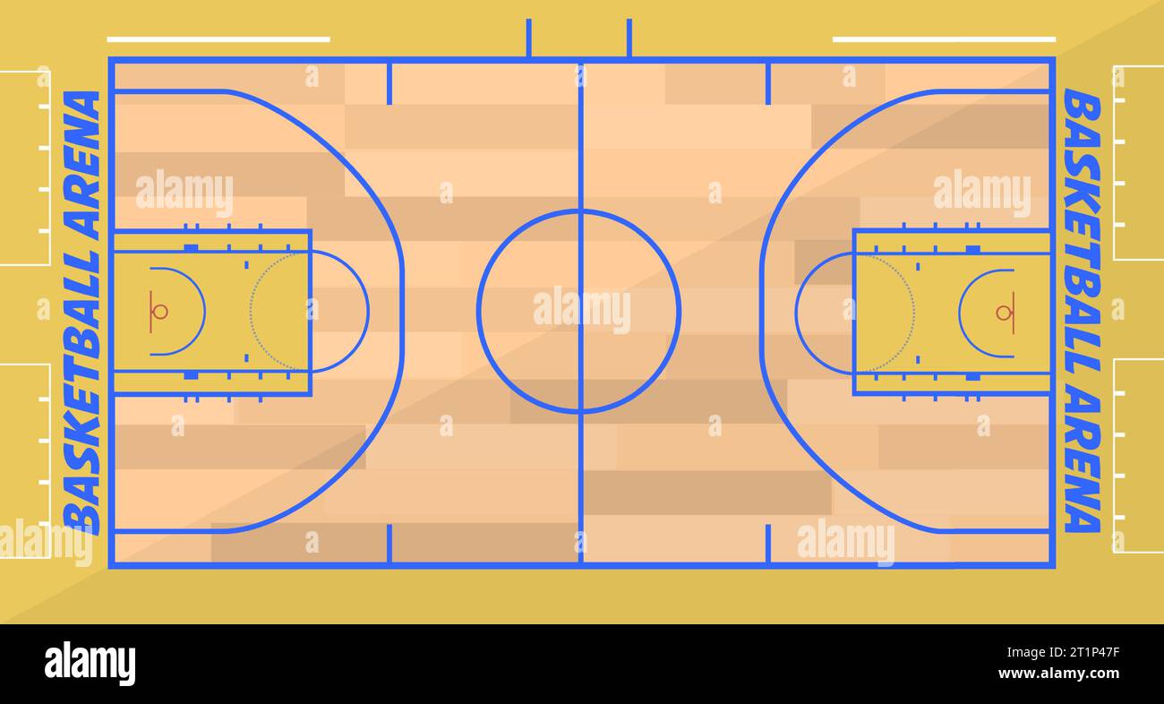 Basketball arena for basketball players vector Stock Vector Image & Art ...