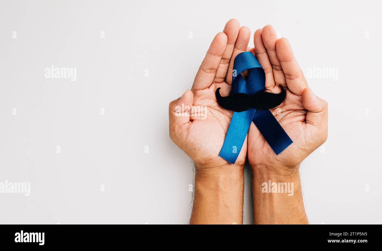 Men's health and Prostate cancer awareness campaign in November Stock ...