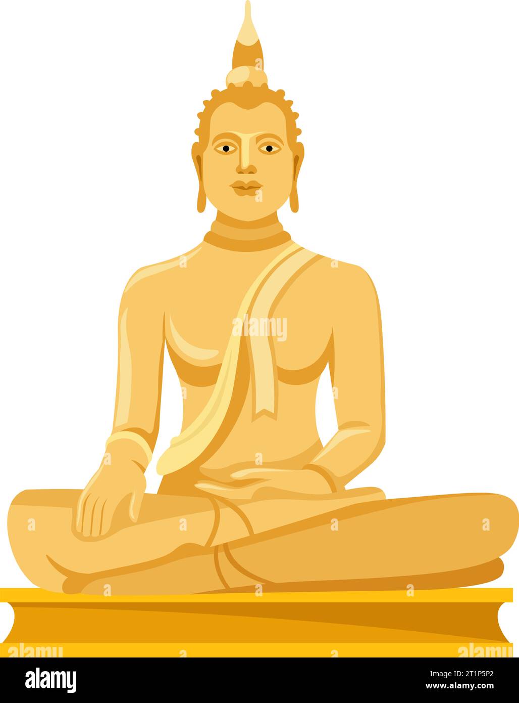 Statuette of buddha Stock Vector Images - Alamy