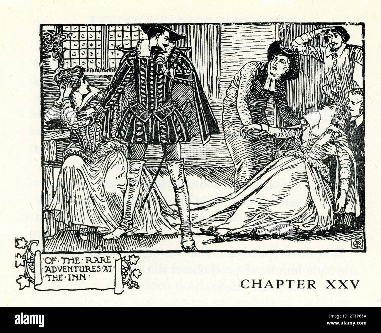 Don Quixote of la Mancha, of the rare adventure at the inn, by Walter ...