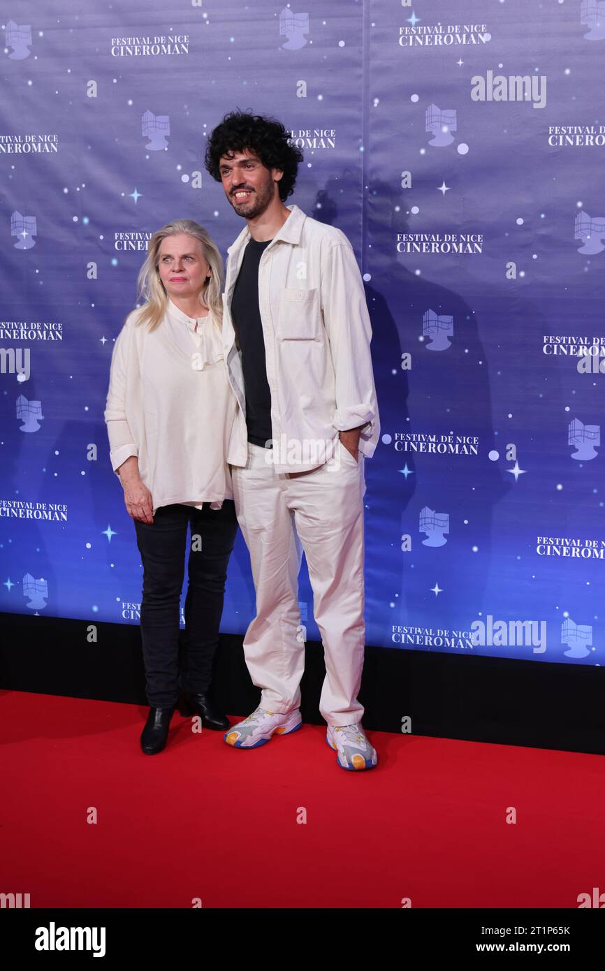 Nice, France. 03rd Oct, 2023. Isabelle Nanty and Rudy Milstein attend ...