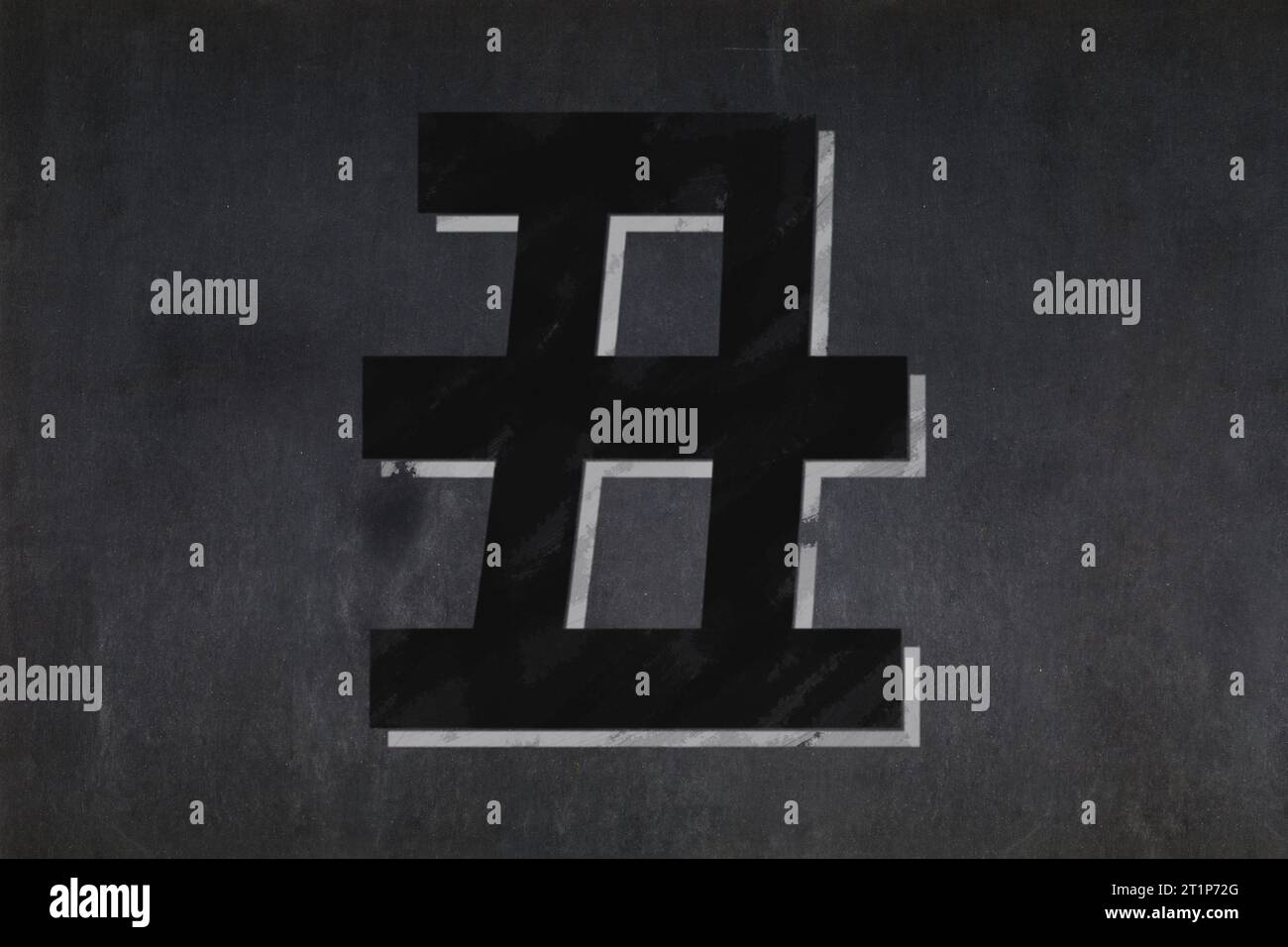 Blackboard with the Ox sign (Earthly Branch) from the Chinese zodiac ...