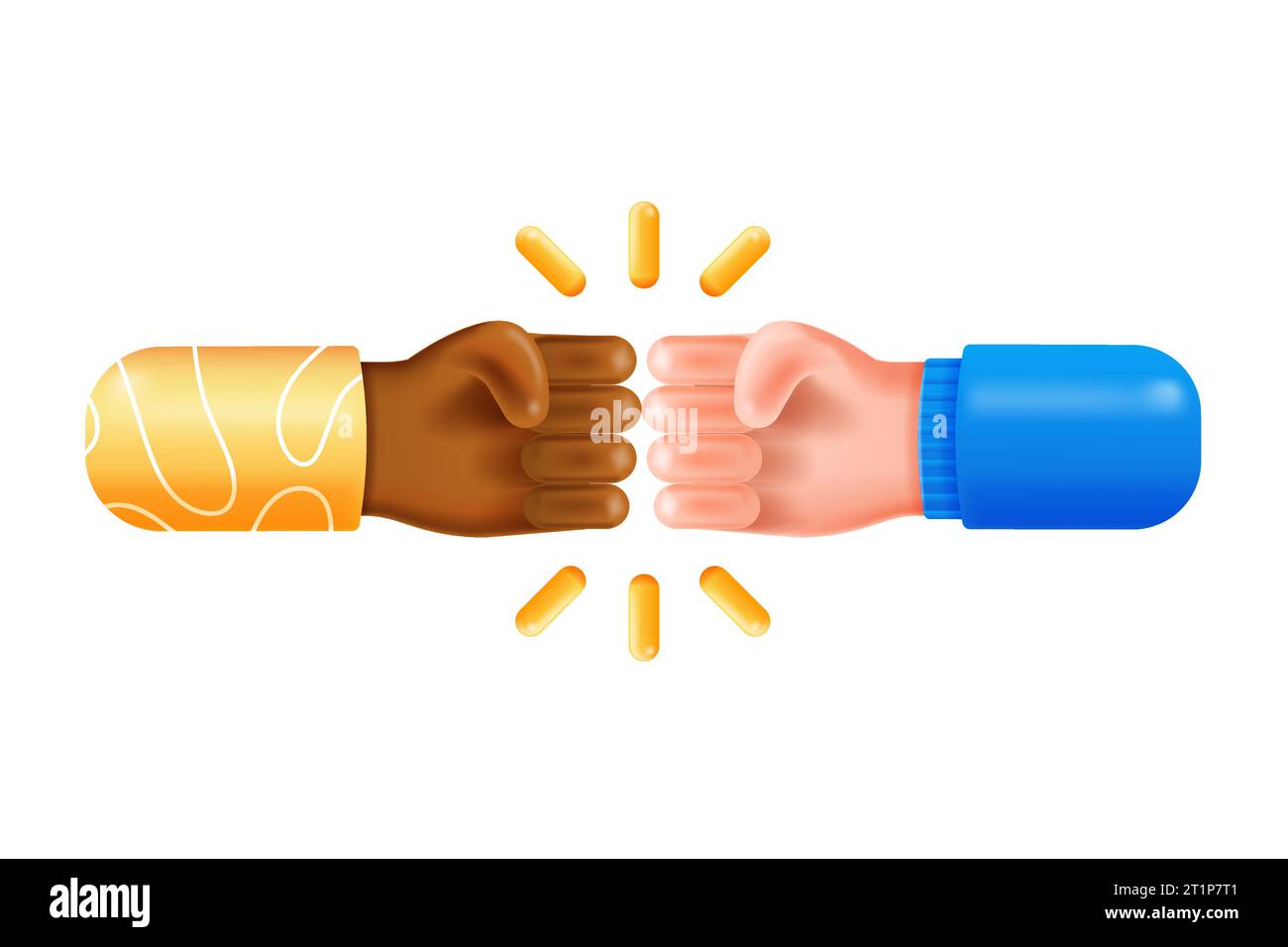 Two fists fight Stock Vector Images - Alamy