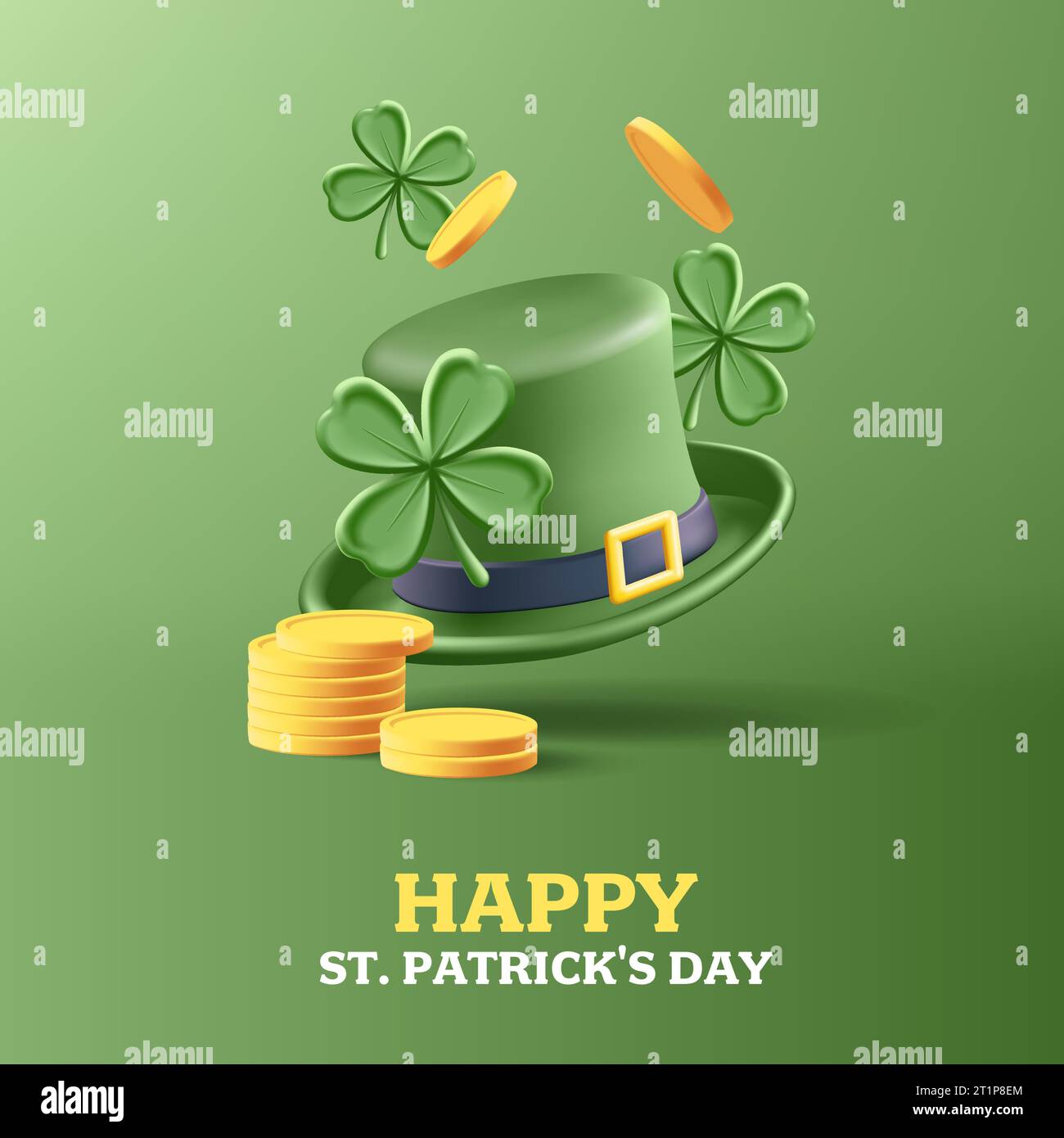 Magic concept golden hat Stock Vector Images - Alamy