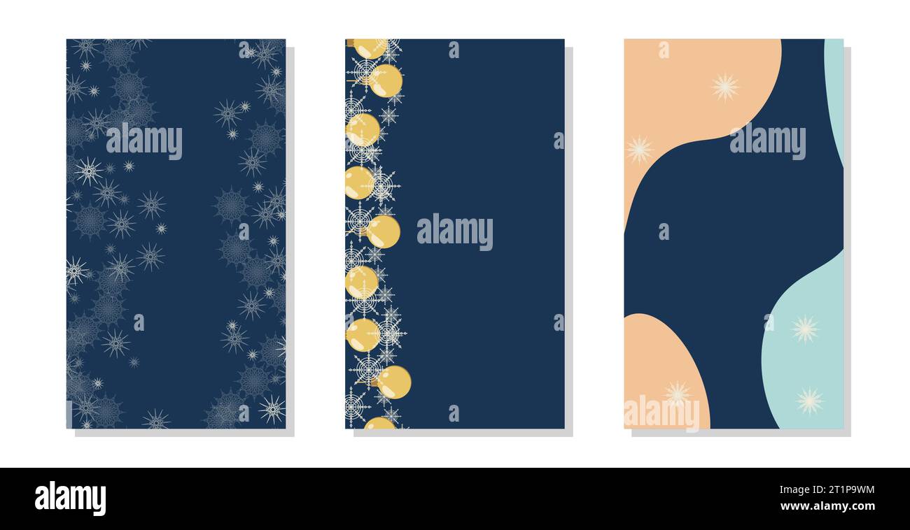 Background in social networks stories winter theme. Vertical background ...