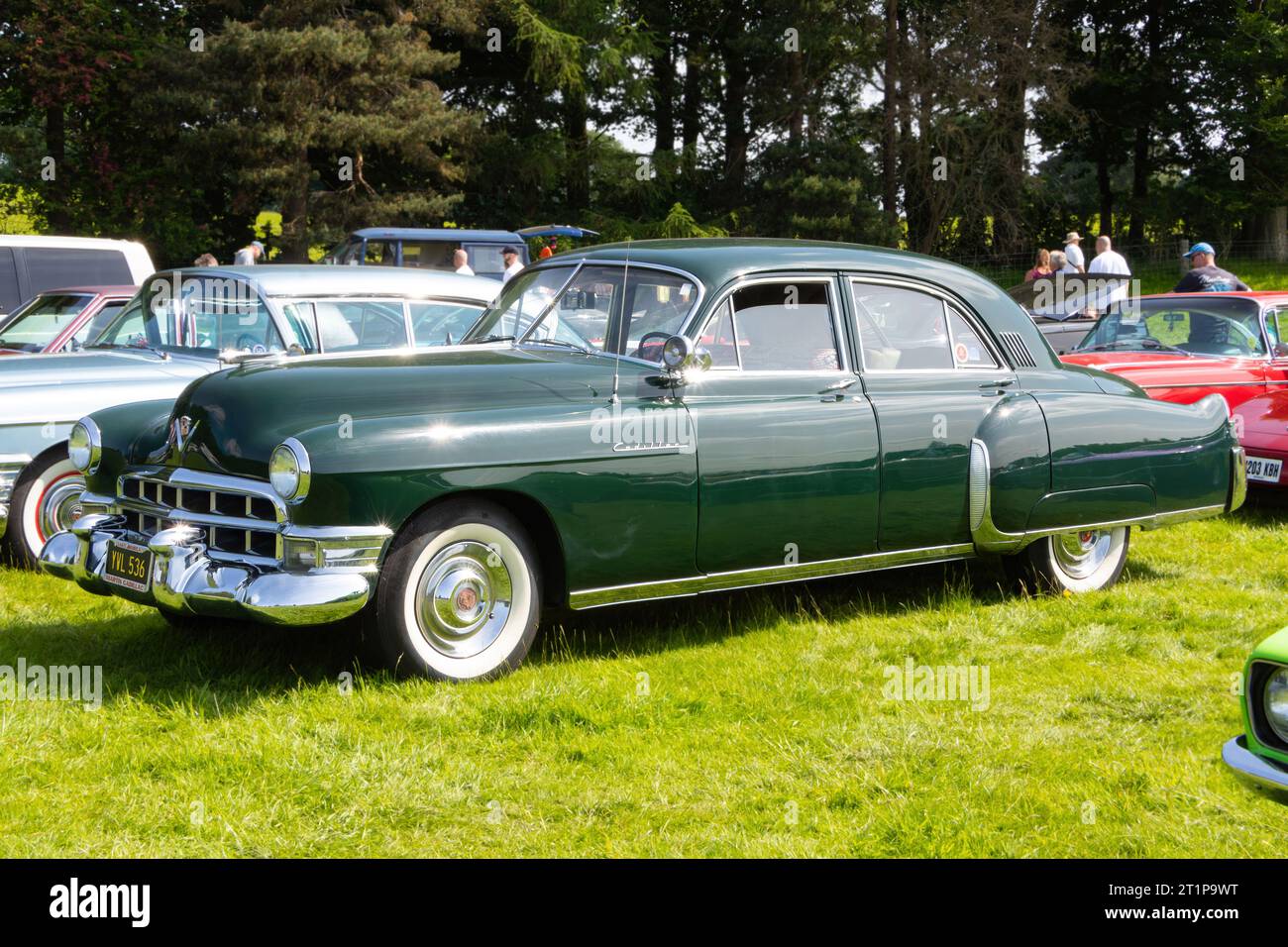 vintage american car classic green Cadillac Fleetwood 1948 Sixty ...