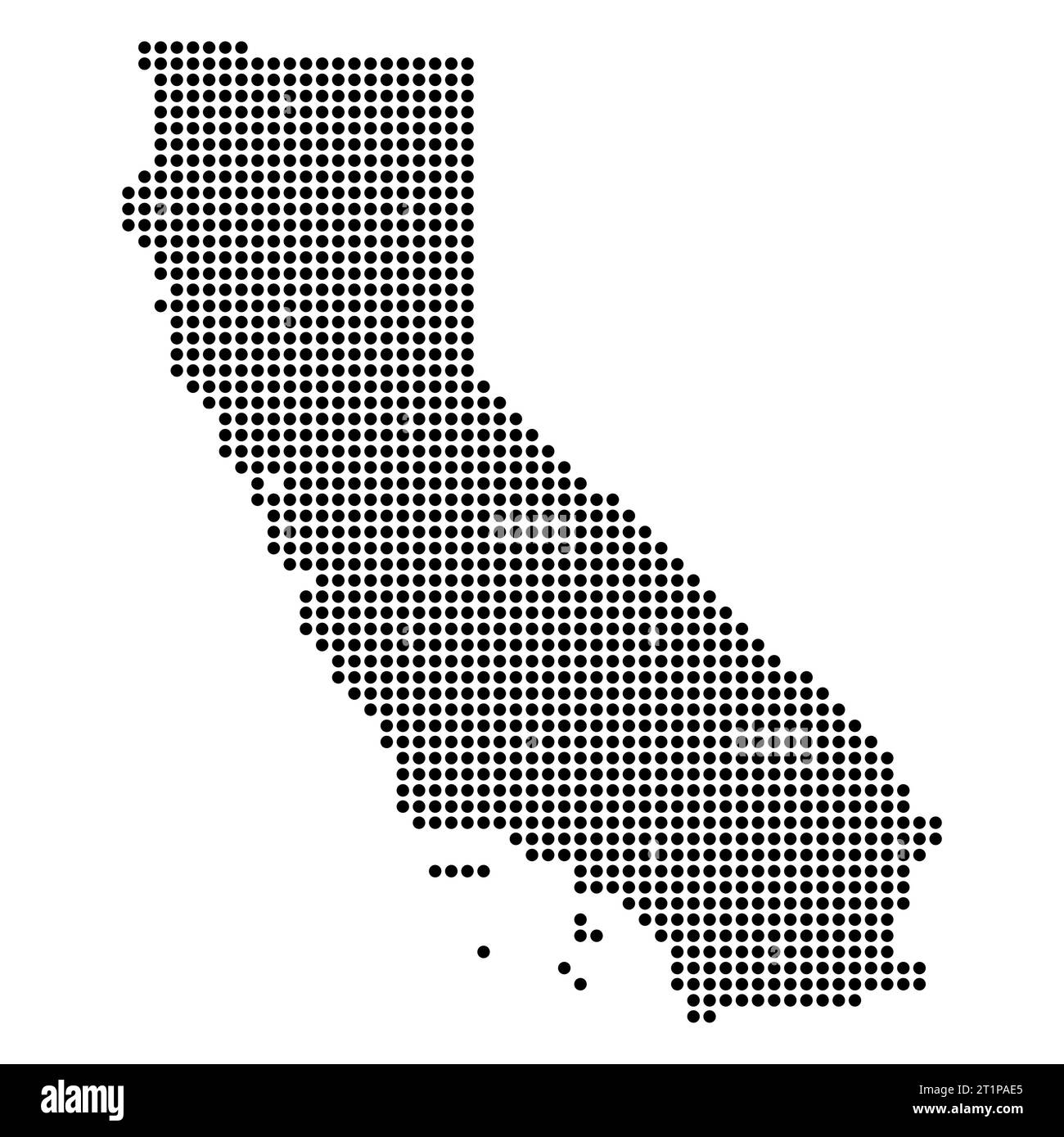 California map shape, united states of america. Flat concept icon ...