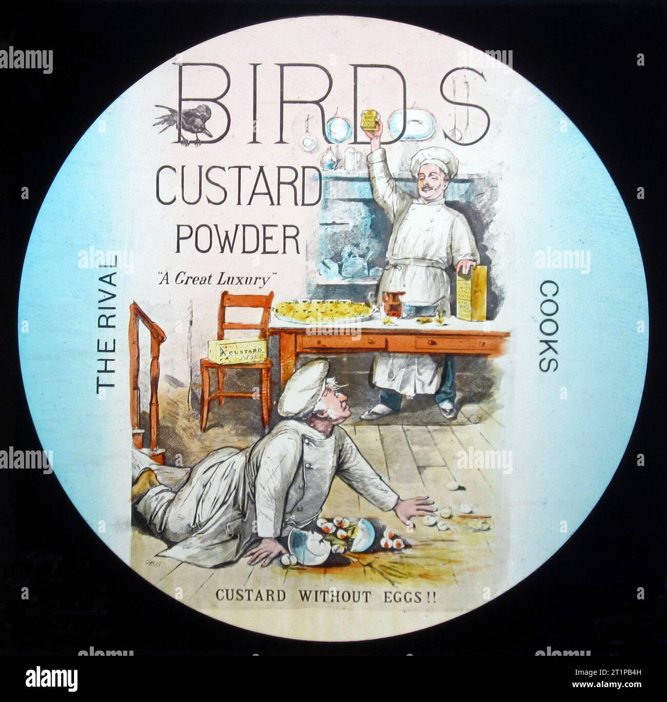 Birds custard advert hi-res stock photography and images - Alamy