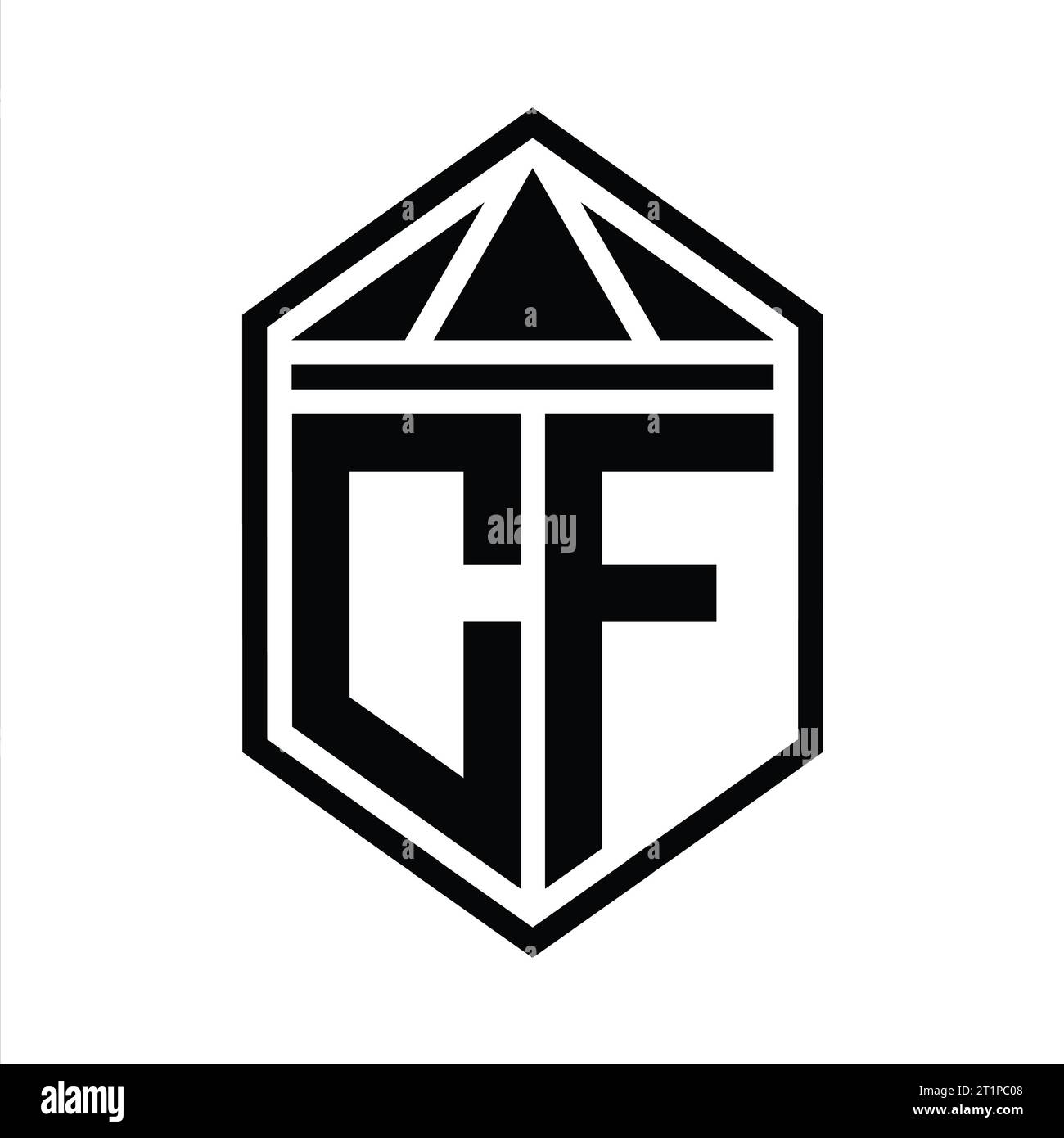 Letter cf logo hi-res stock photography and images - Alamy