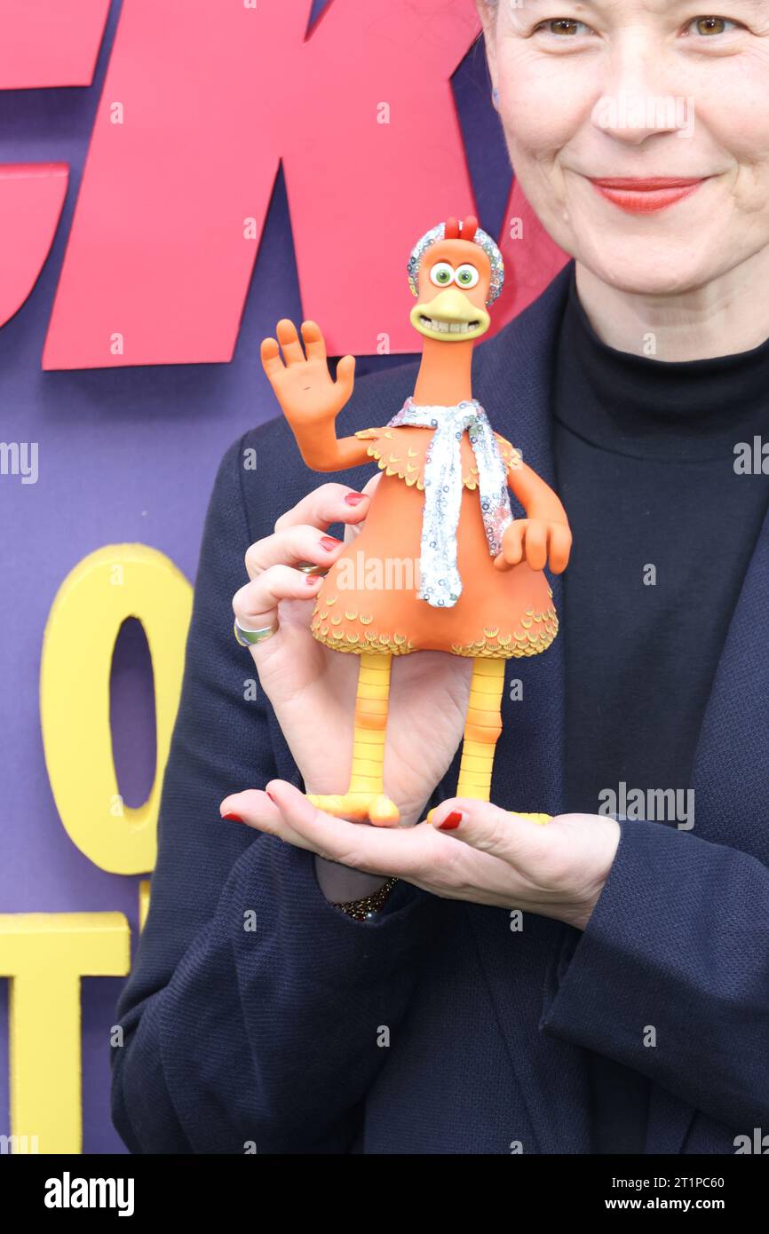 Chicken character Ginger, Chicken Run: Dawn of the Nugget, BFI London Film Festival 2023 ...