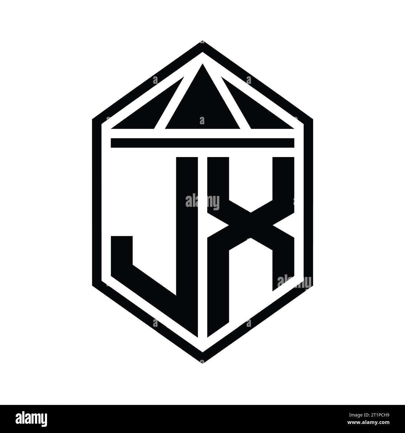Letter jx logo hi-res stock photography and images - Alamy