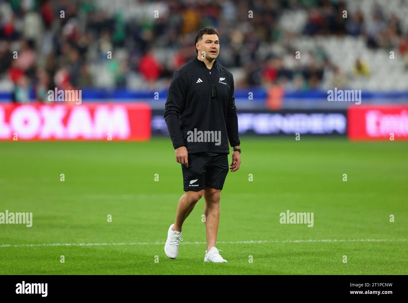 Paris, France. 14th Oct, 2023. David Havili of New Zealand before the ...