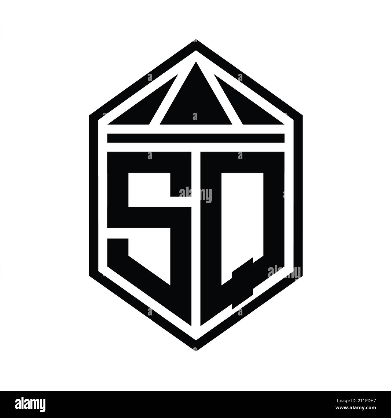 Initial sq logo hi-res stock photography and images - Alamy