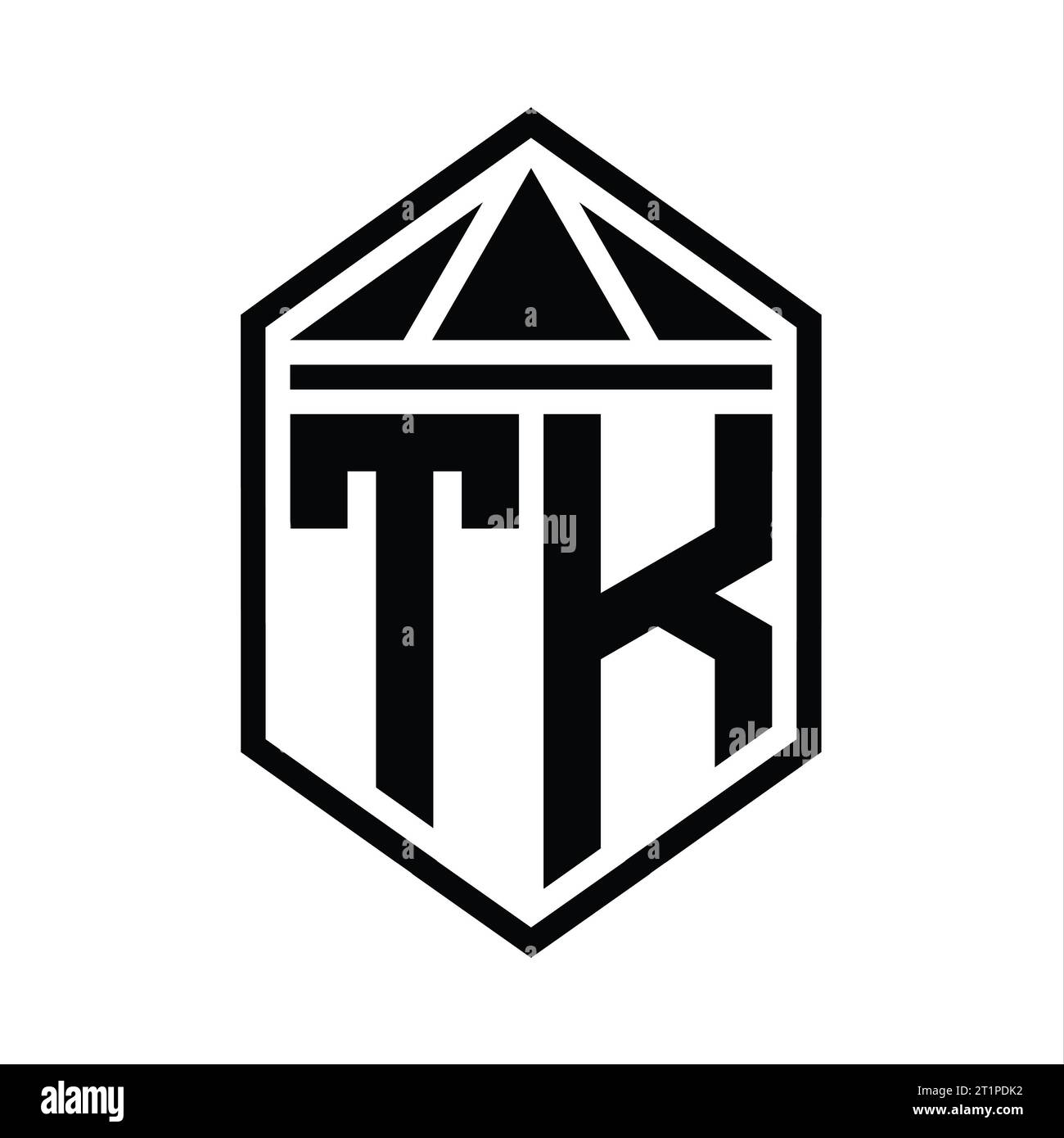 Tk letter design hi-res stock photography and images - Alamy