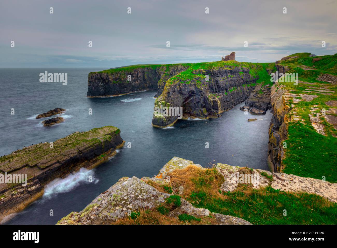 The Castle of Old Wick is a ruined medieval castle located in Wick ...