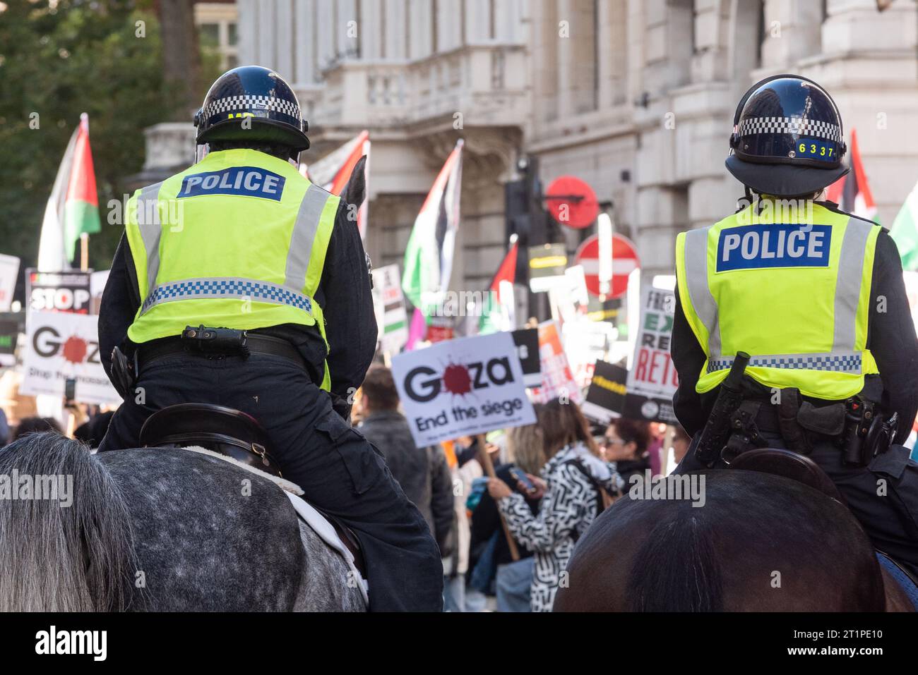 Protest for Palestine after escalation of military action in the Gaza ...