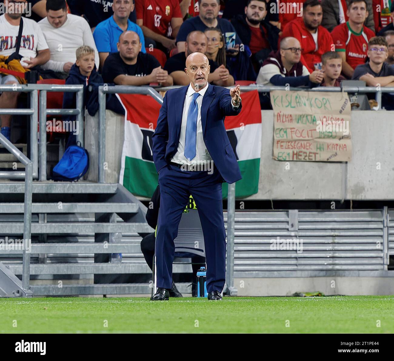 Budapest, Hungary. 14st October, 2023. Marco Rossi, Head Coach of ...