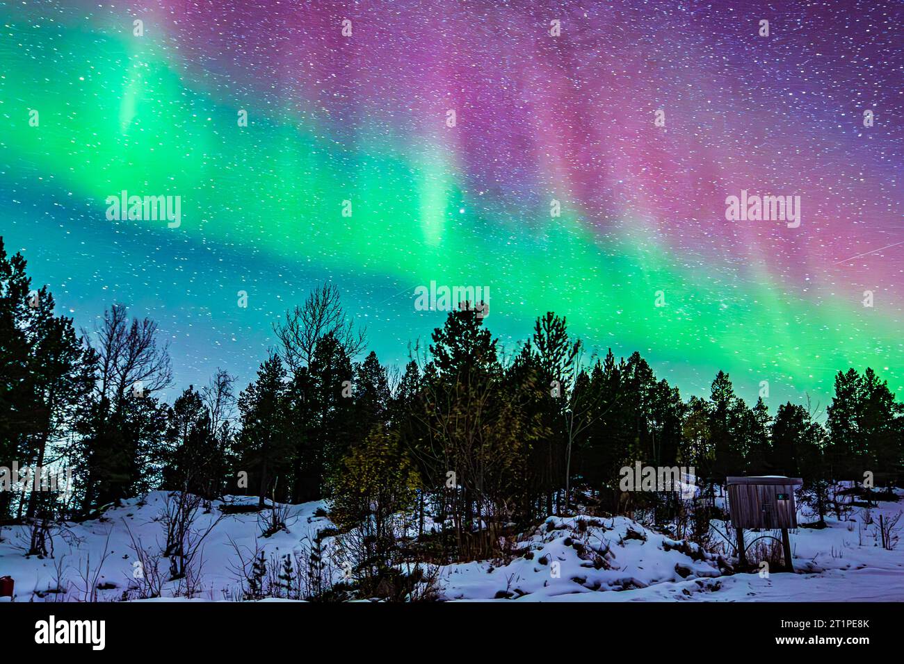 Colorful Northern Lights Stock Photo - Alamy