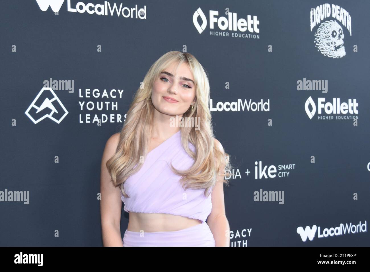 Los Angeles, California, USA 14th October 2023 Actress Meg Donnelly ...