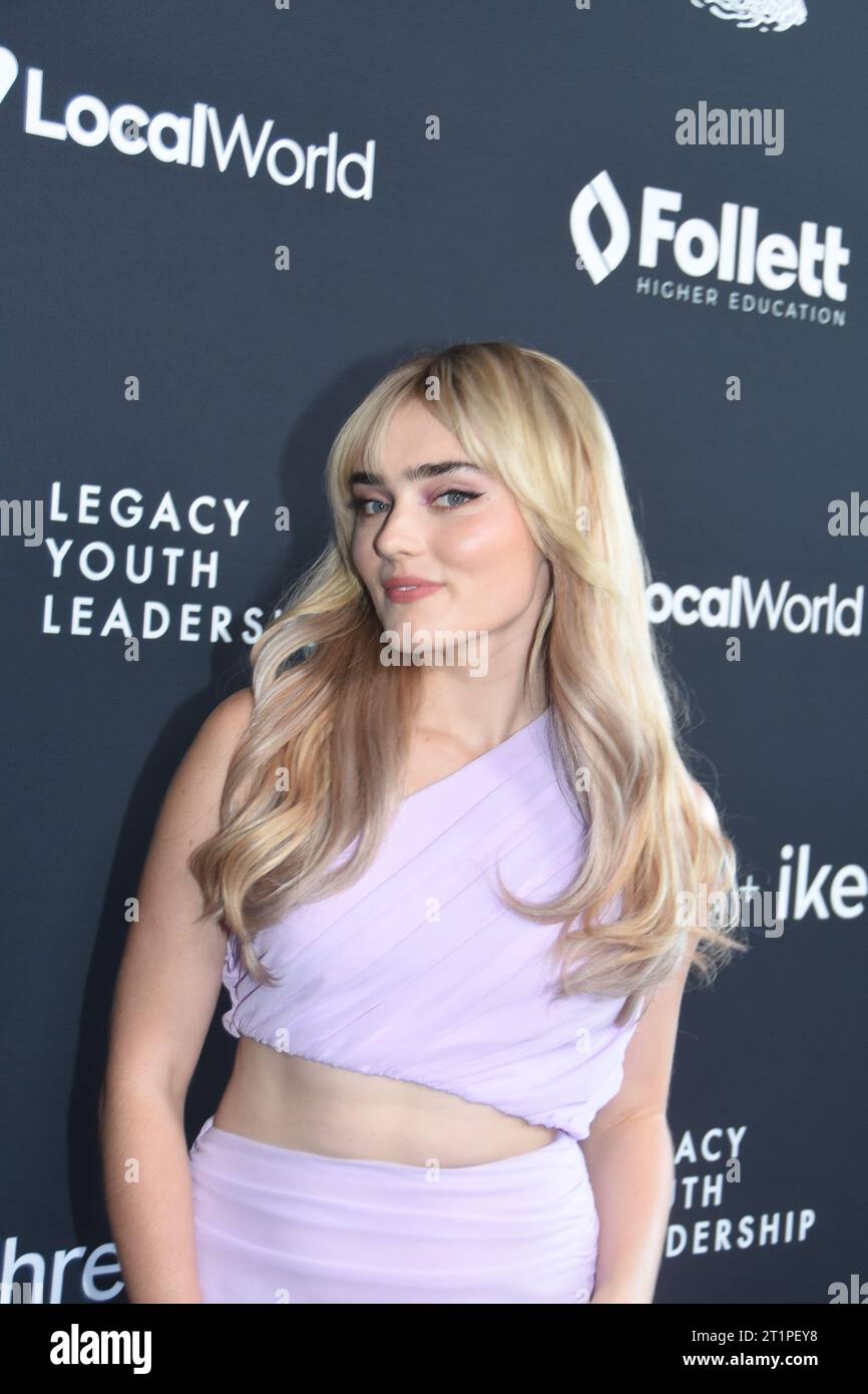 Los Angeles, California, USA 14th October 2023 Actress Meg Donnelly ...