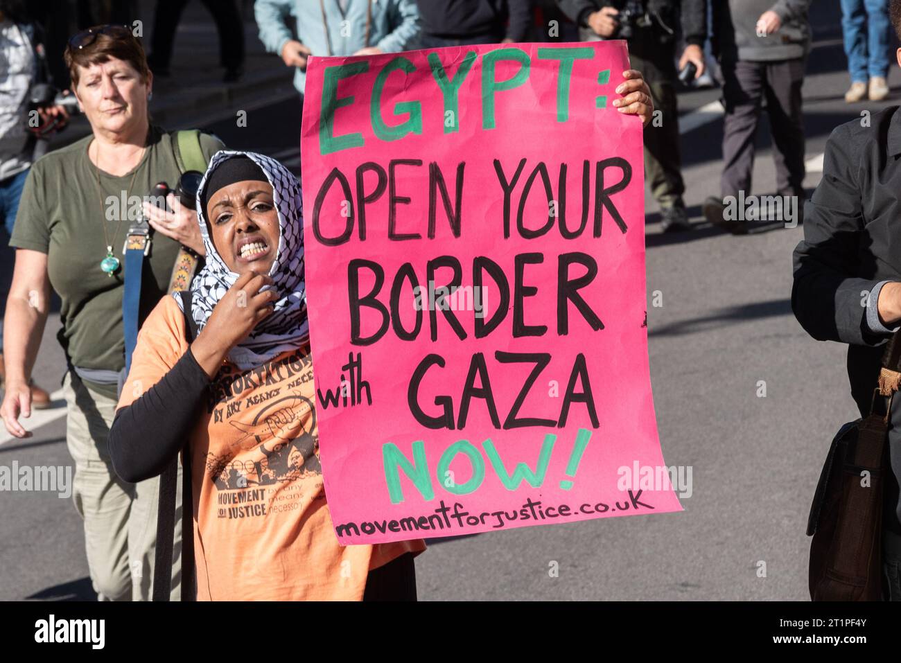 Protest for Palestine after escalation of military action in the Gaza ...