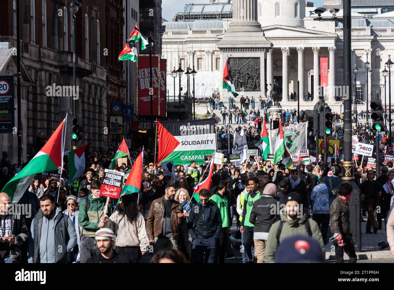Protest for Palestine after escalation of military action in the Gaza ...