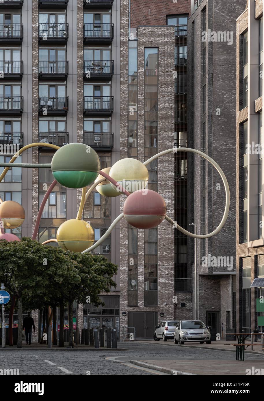 Liverpool, UK - Oct 09, 2023 - The penelope sculpture at Wolstenholme ...