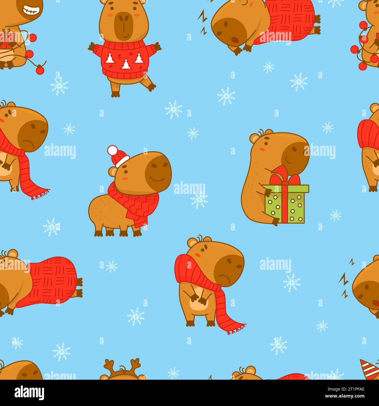 Cute Capybara Wallpaper