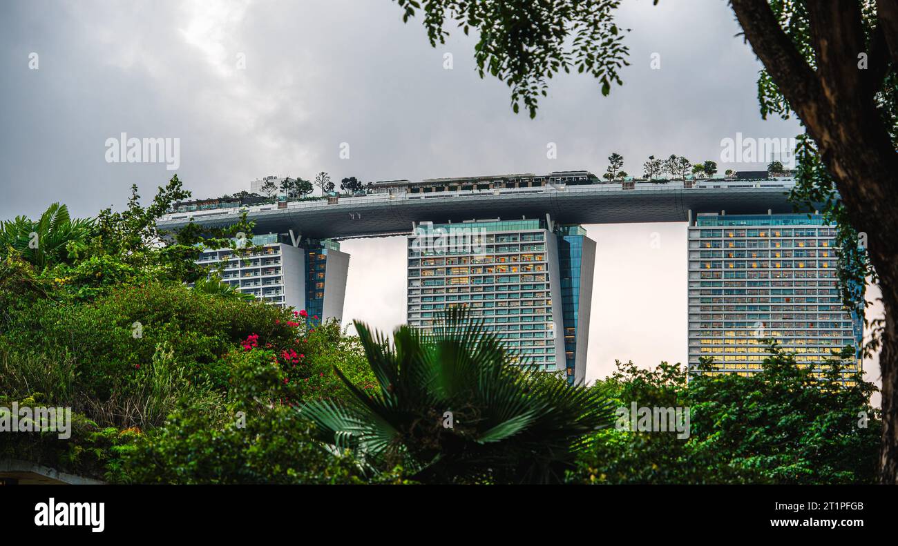Singapore City Center Landmarks Stock Photo - Alamy